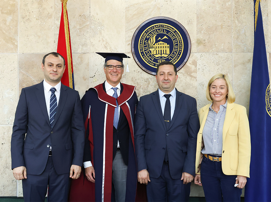 Sarkis Izmirlian granted YSU Honorary Doctorate Degree - Mediamax.am